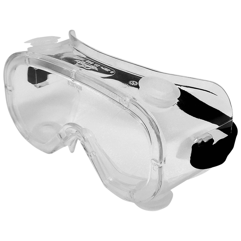 CLEAR ANTI-FOG CHEMICAL SPLASH GOGGLES – BH181AF – Get Your Safety On